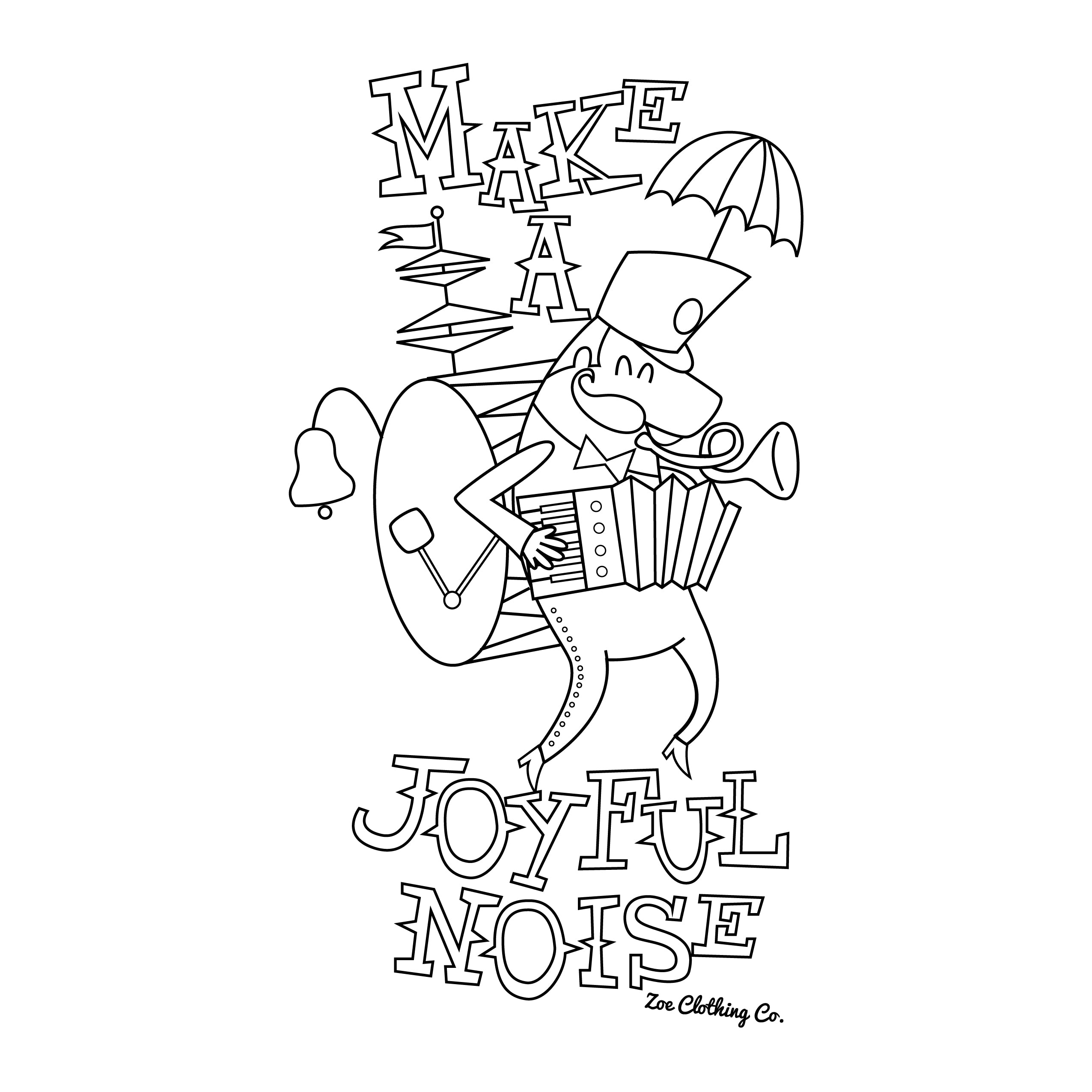 noise coloring pages