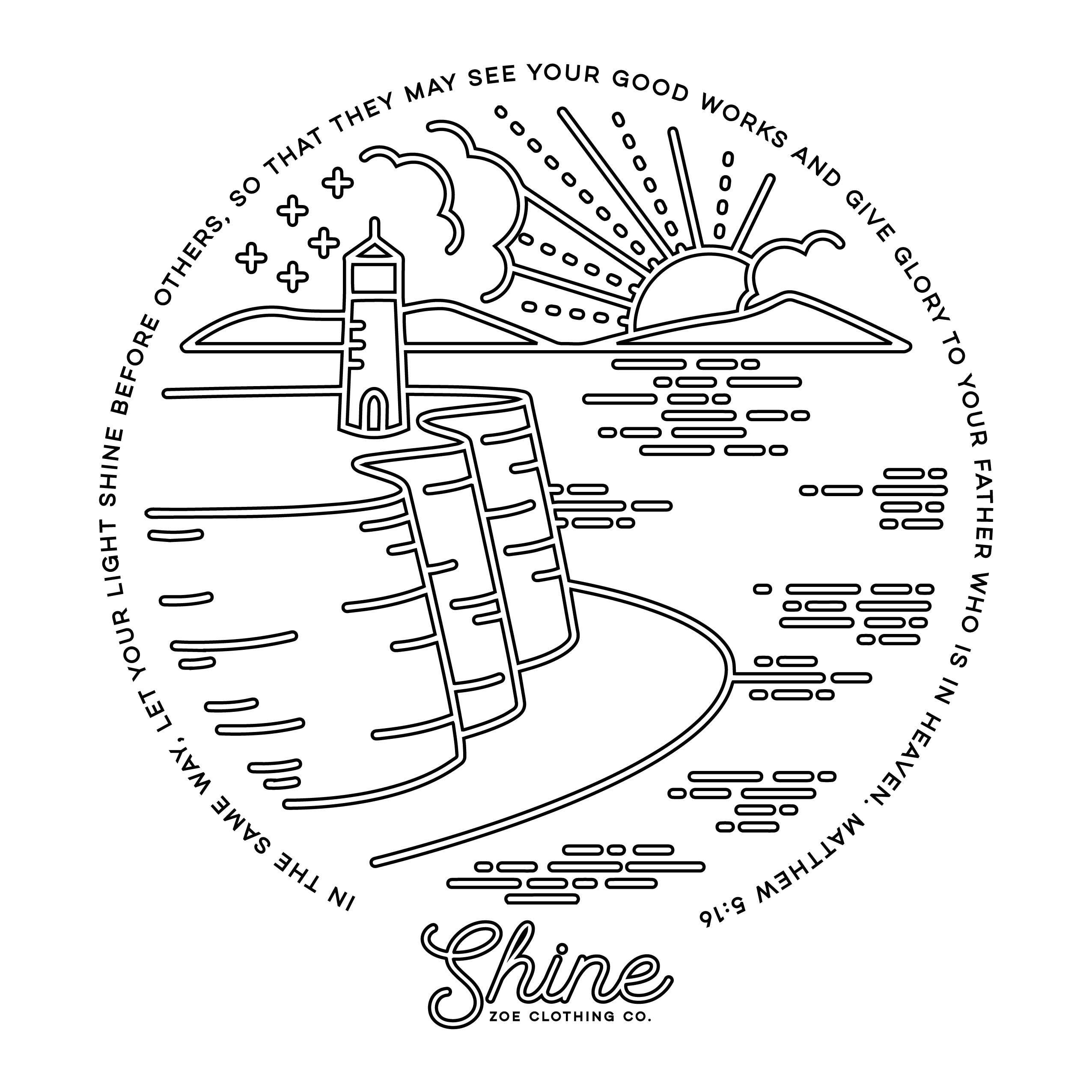 let your light shine coloring page printable